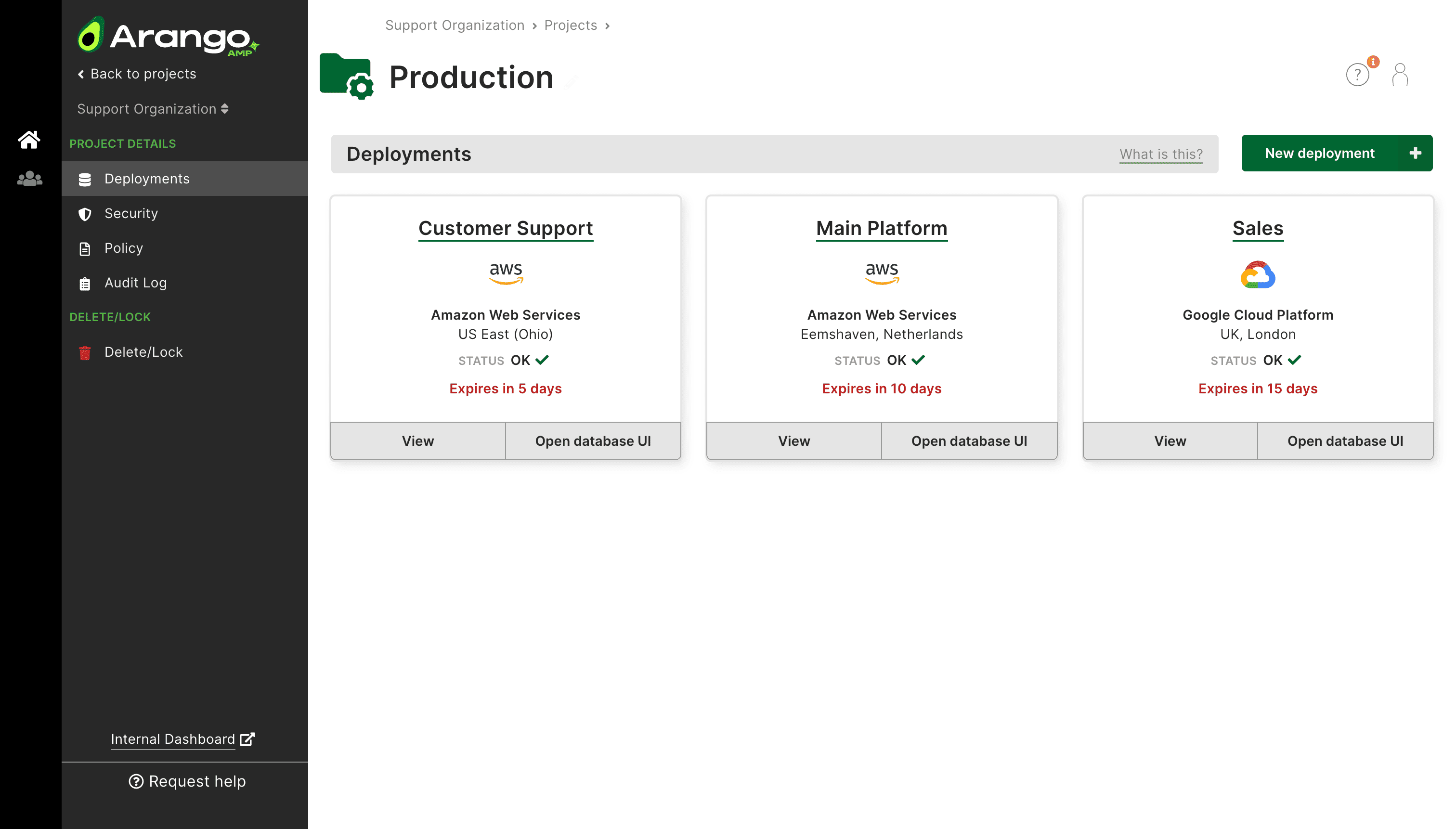 Arango Managed Platform